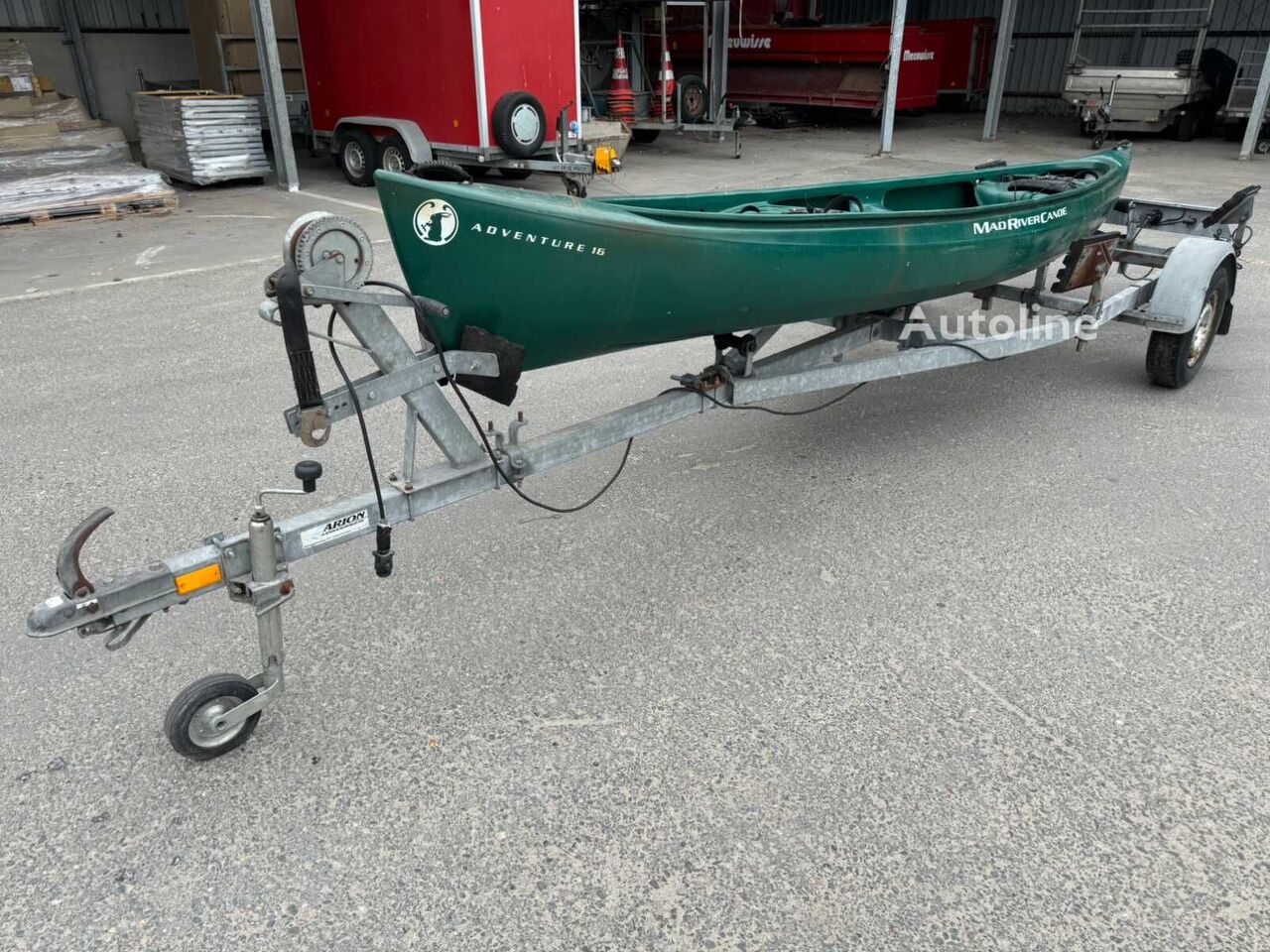 Kupić przyczepę podłodziową Boottrailer met kano przez licytację z ...