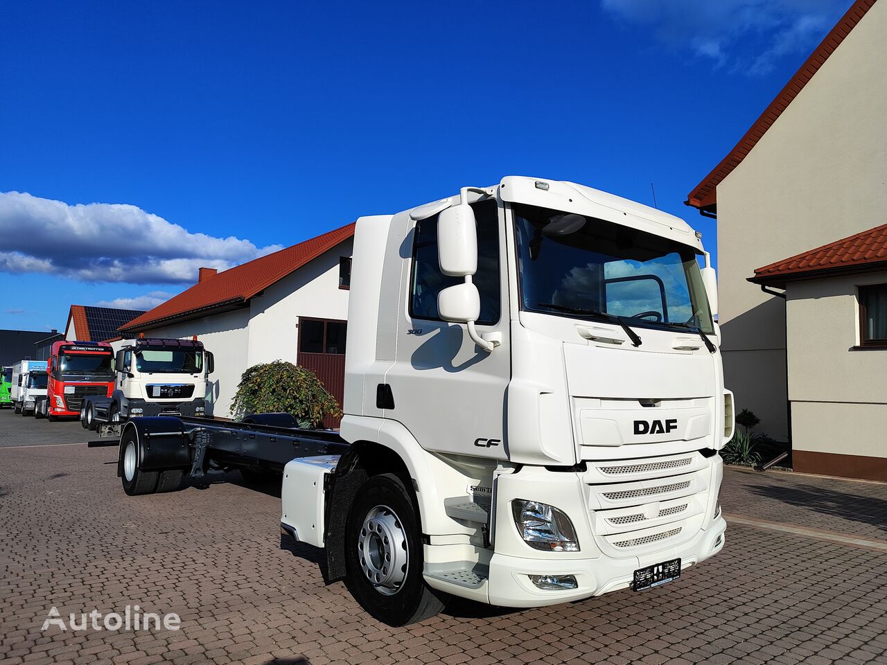 DAF CF 300 4X2 18T EURO 6 SILNIK 11L RAMA DO ZABUDOWY 176 TYS KM ...