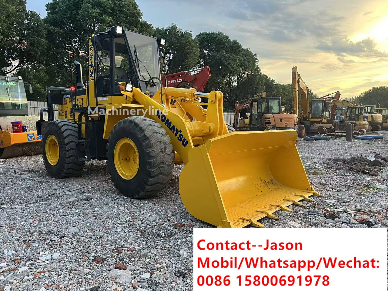 Komatsu wa320-5 wheel loader for sale from China Shanghai, DU44718 ...