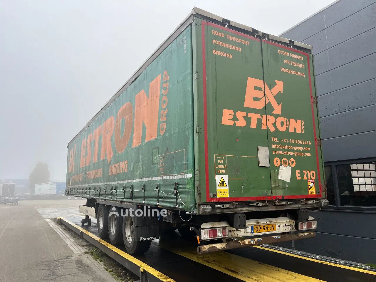 Semiremorcă cu prelată cortina Krone Schuifzeil | Schuifdak | 36x ...