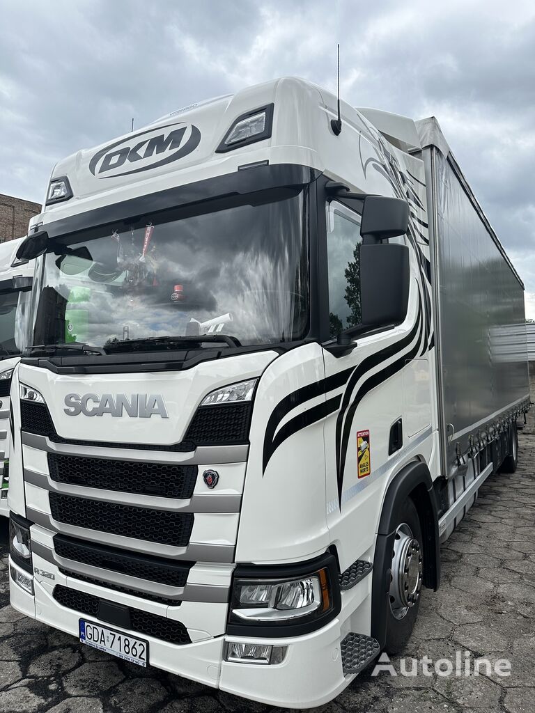 Купить грузовик штору Scania R320 из Польши Słupsk, EZ37741 - Autoline