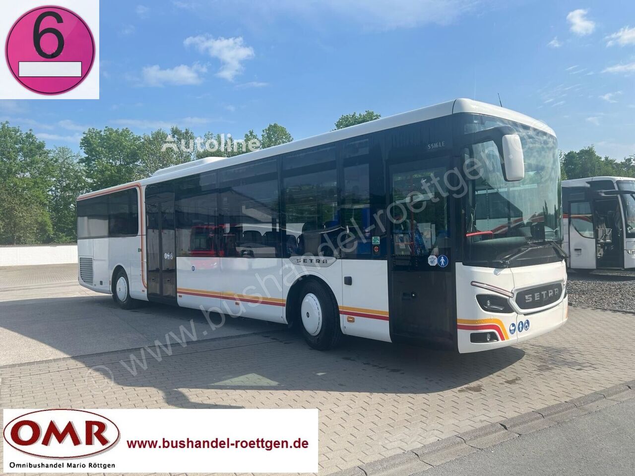 Autobus podmiejski Setra S 516 LE na sprzedaż z Niemiec Untersteinach ...