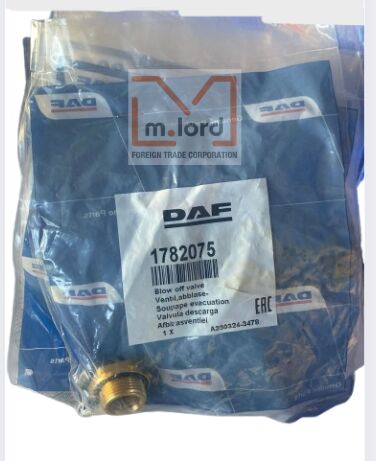 DAF VALVE AIR TUBE DISCHARGE 1782075 pneumatic valve for truck tractor ...